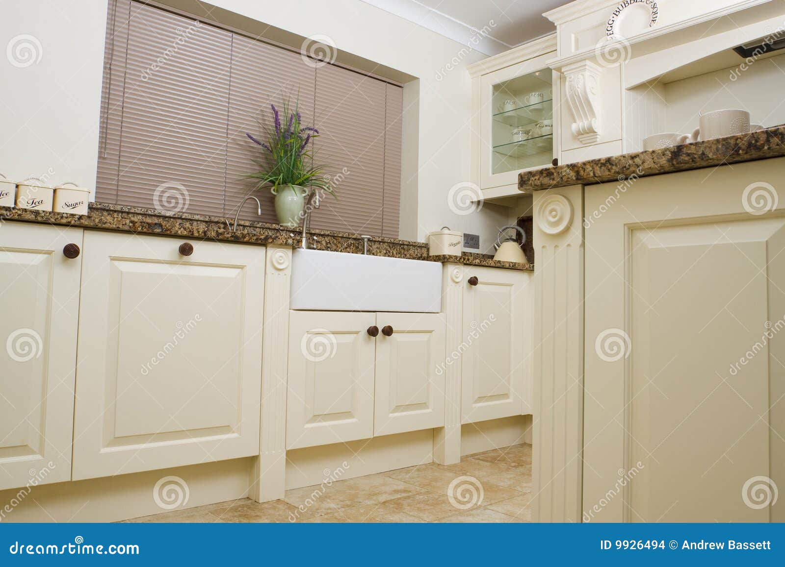 Modern kitchen sink area stock photo. Image of sinks, ivory - 9926494