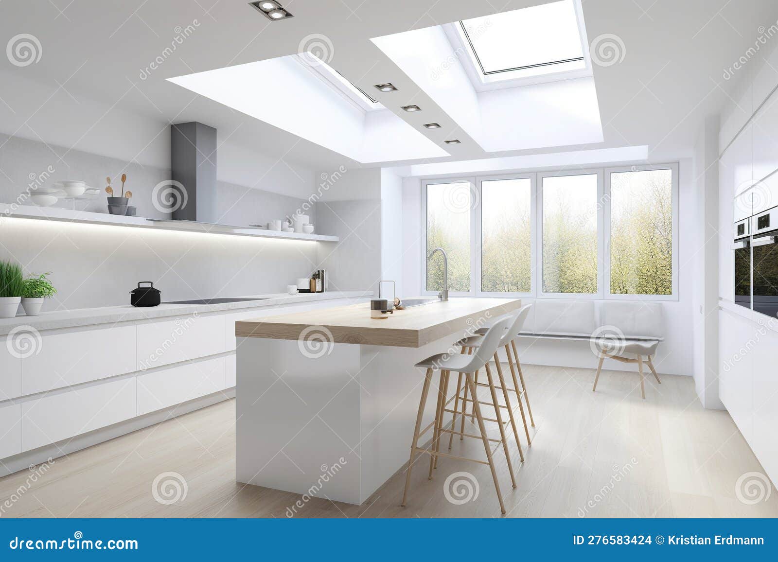 Modern Kitchen Perspective