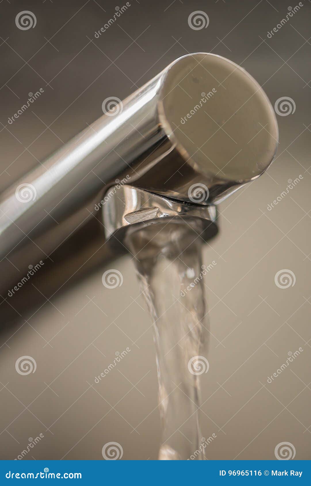 Modern Kitchen Tap with Running Water Stock Photo - Image of liquid ...