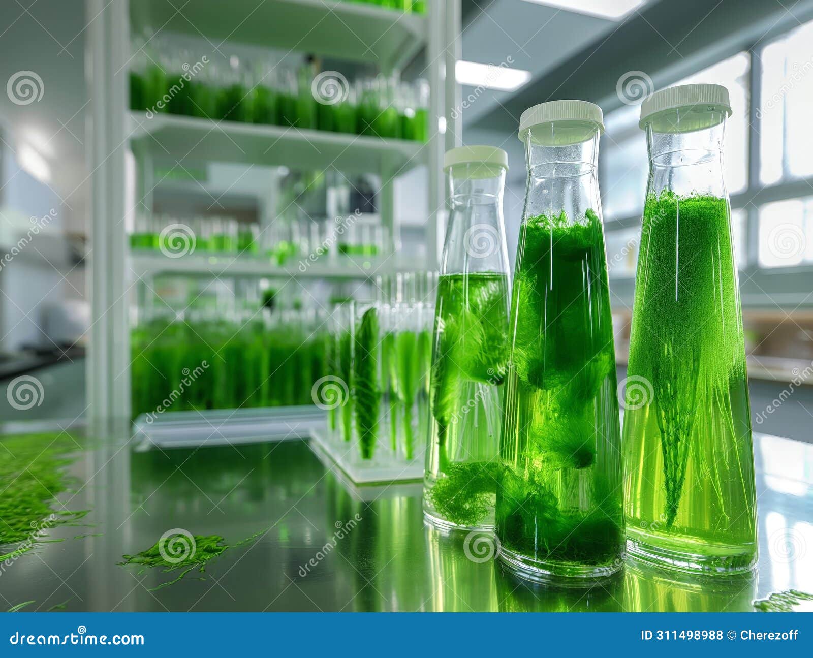 Modern Laboratory Biotechnology Research Stock Photo - Image of bright ...