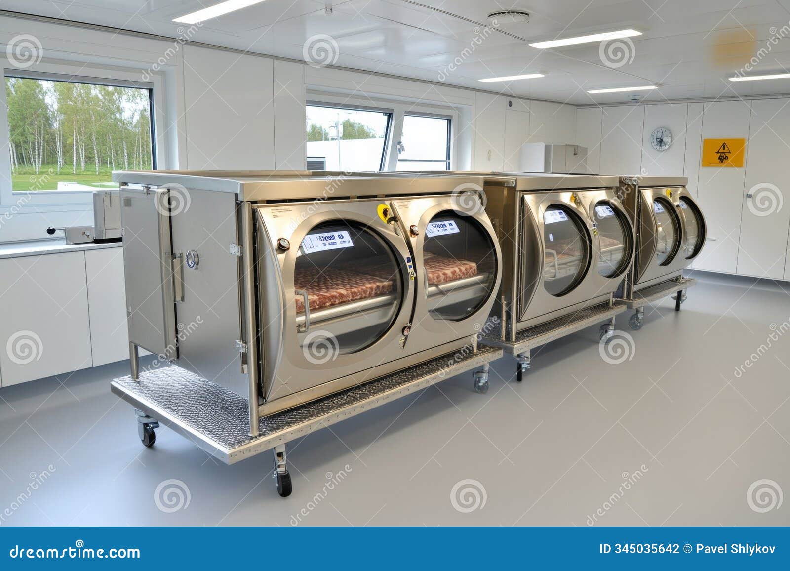 Modern Laboratory Equipment for Sterilization Located in a Clean ...