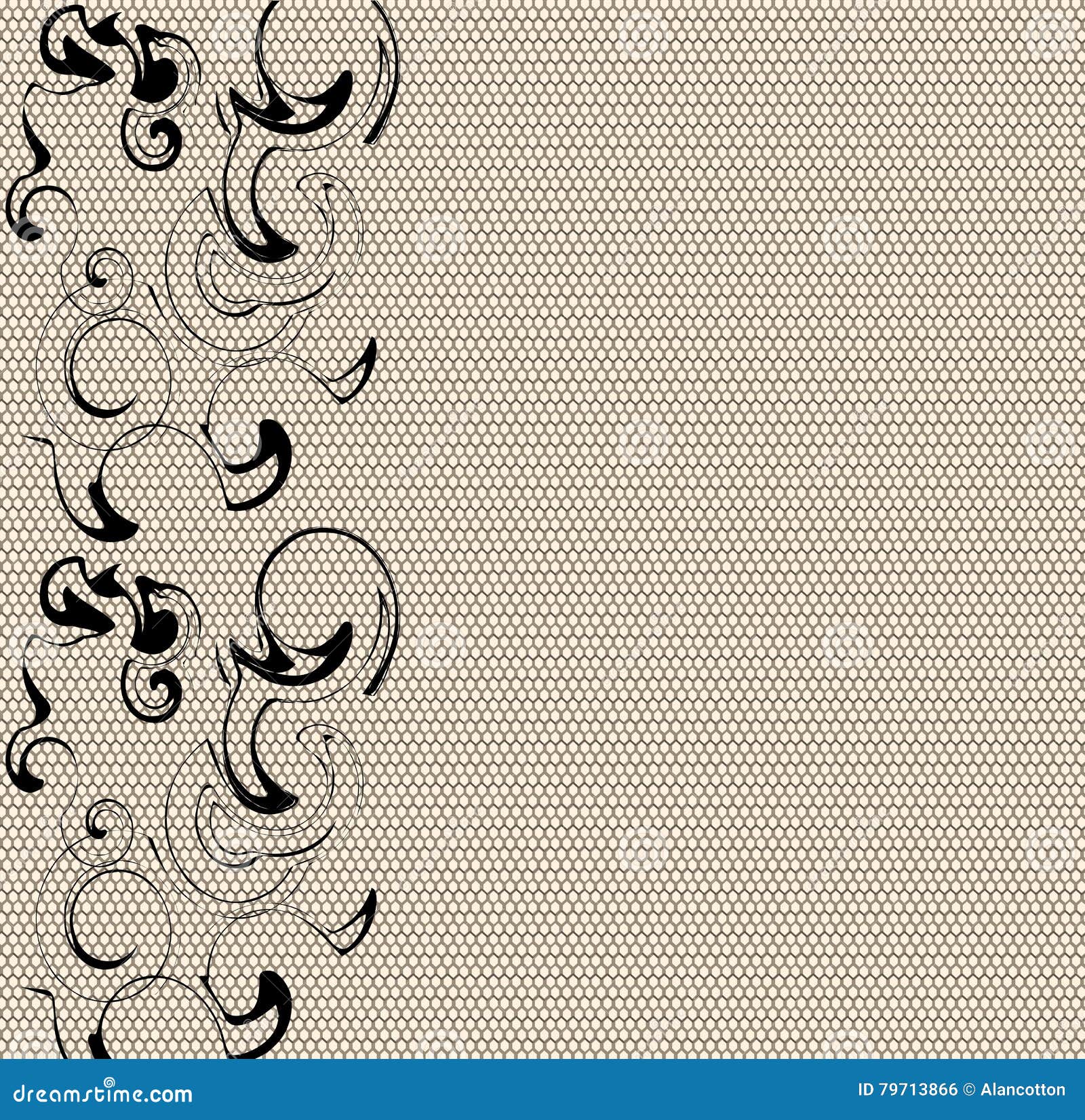 Modern Lace Abstract stock vector. Illustration of graphic - 79713866