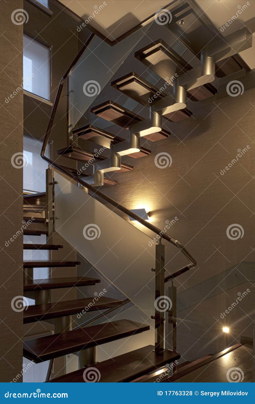 Modern ladder stock photo. Image of house, residential - 17763328