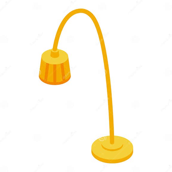 Modern Lamp Icon, Isometric Style Stock Vector - Illustration of ...