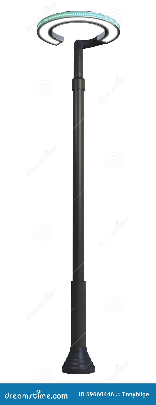 Modern lamp post stock illustration. Illustration of decorative - 59660446