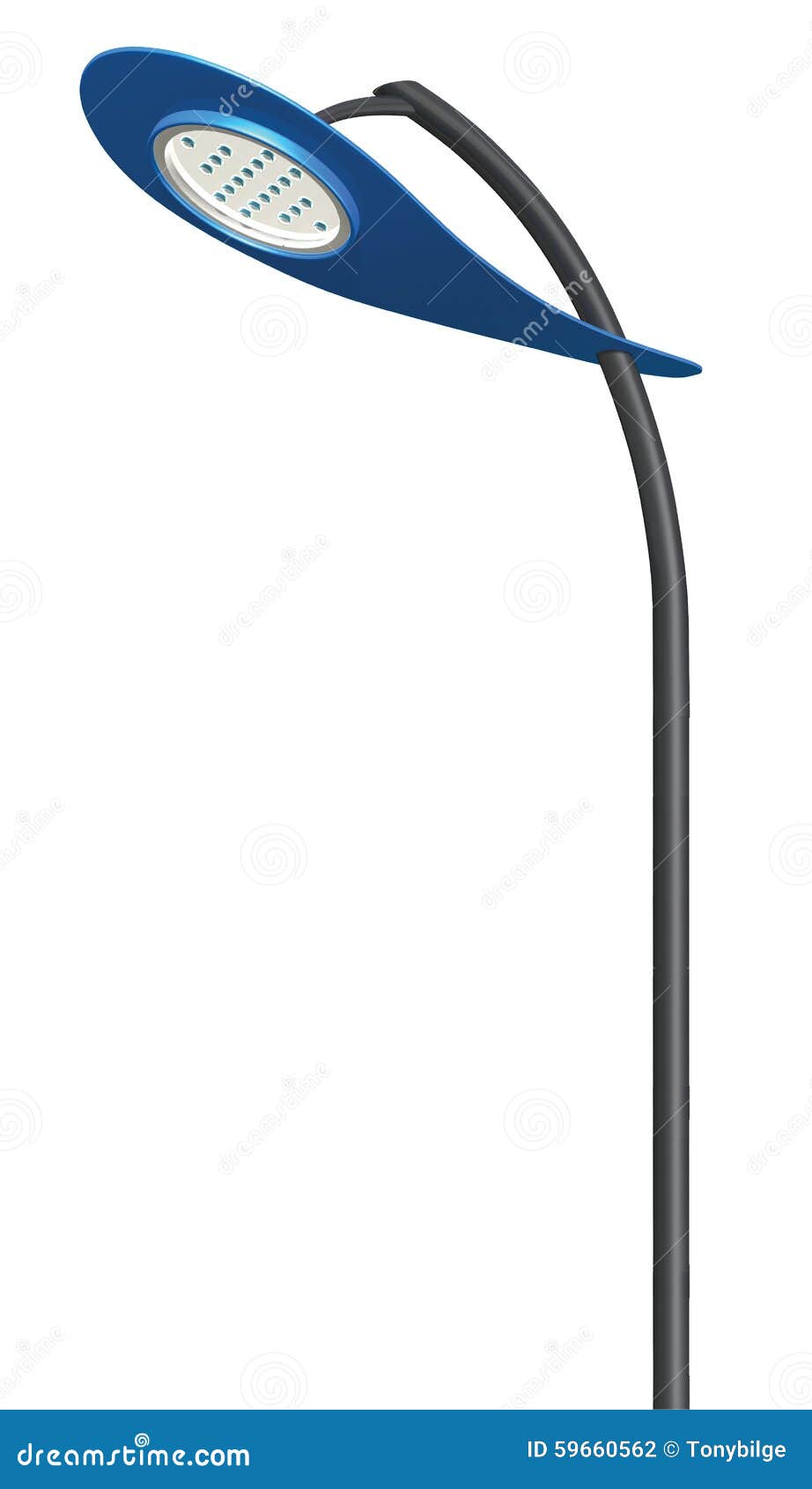 Modern lamp post stock illustration. Illustration of architectural ...