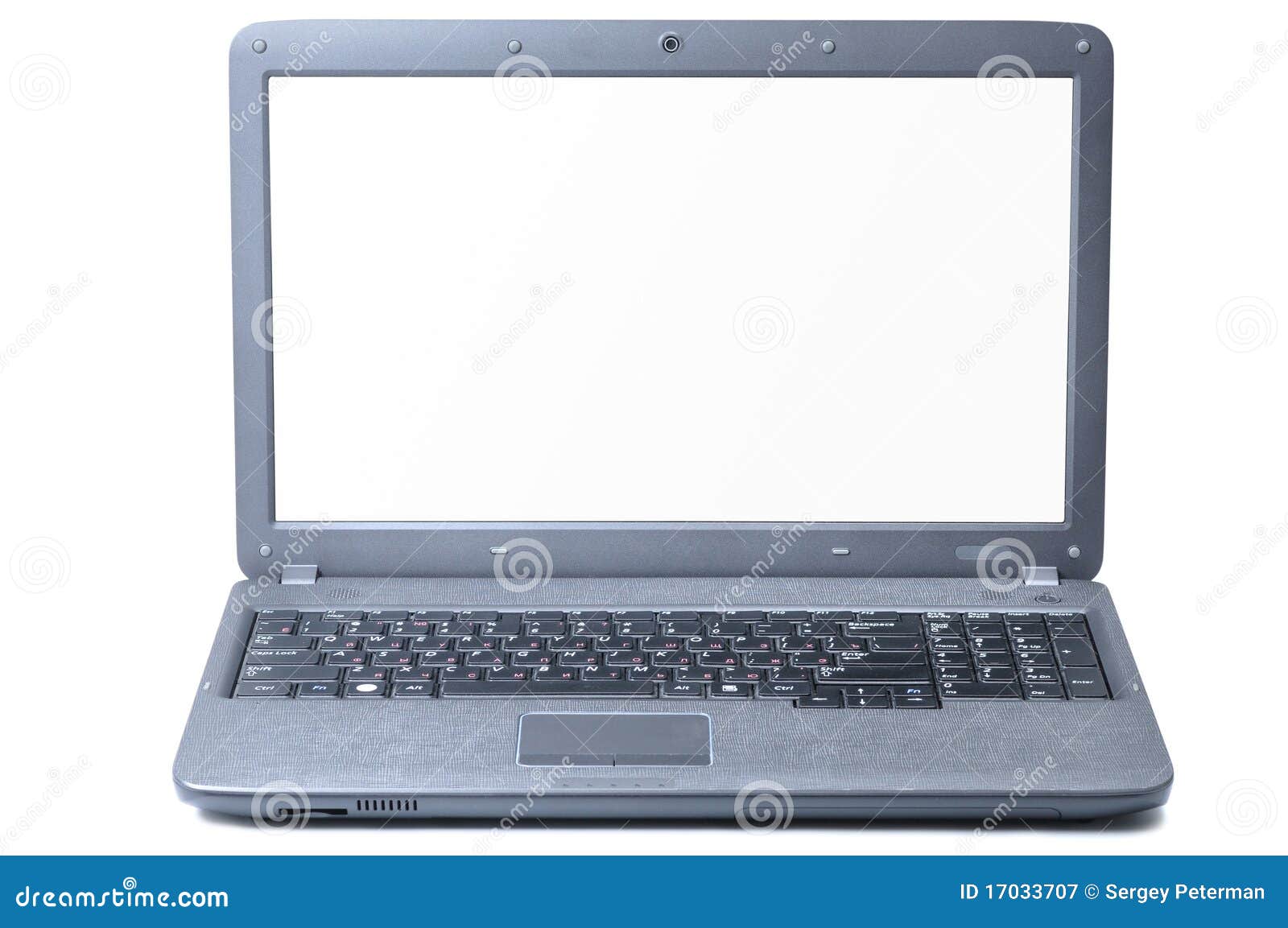 Modern laptop stock image. Image of communication, data - 17033707