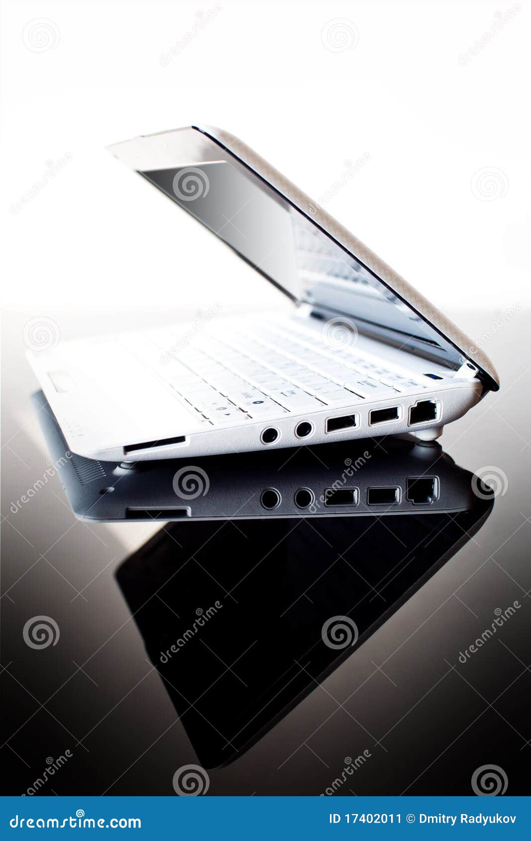 Modern laptop stock image. Image of light, business, design - 17402011