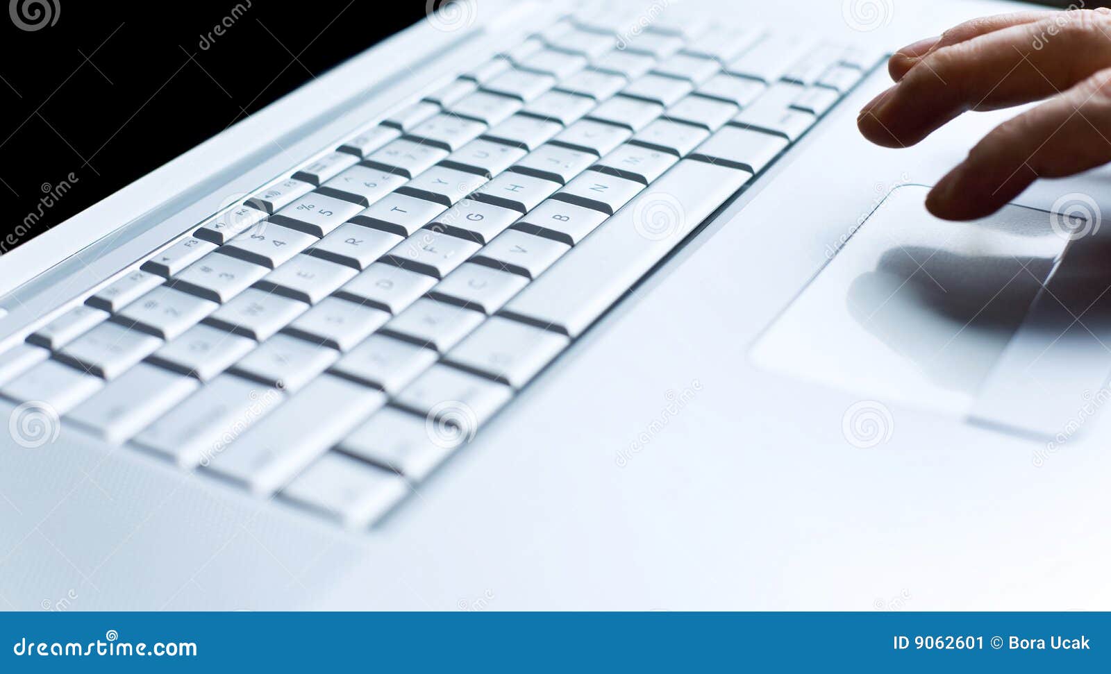 Modern laptop close up stock image. Image of business - 9062601