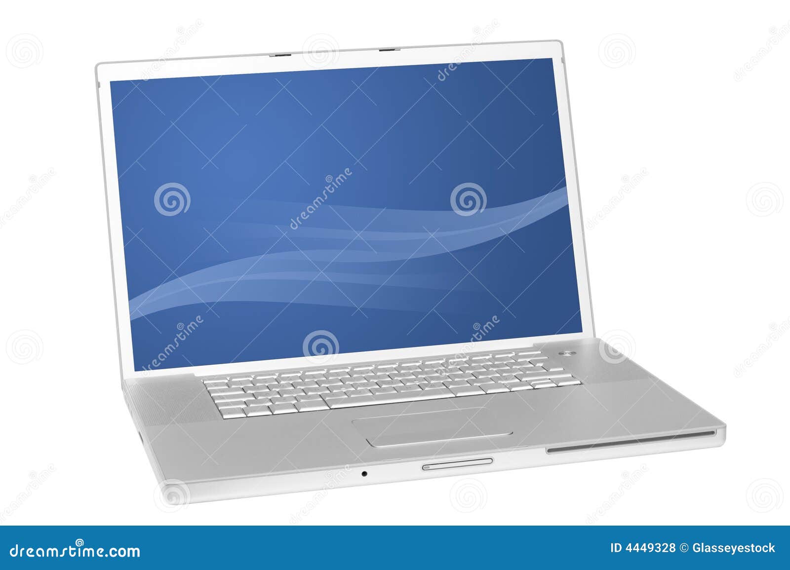 Modern laptop computer stock photo. Image of large, mobile - 4449328