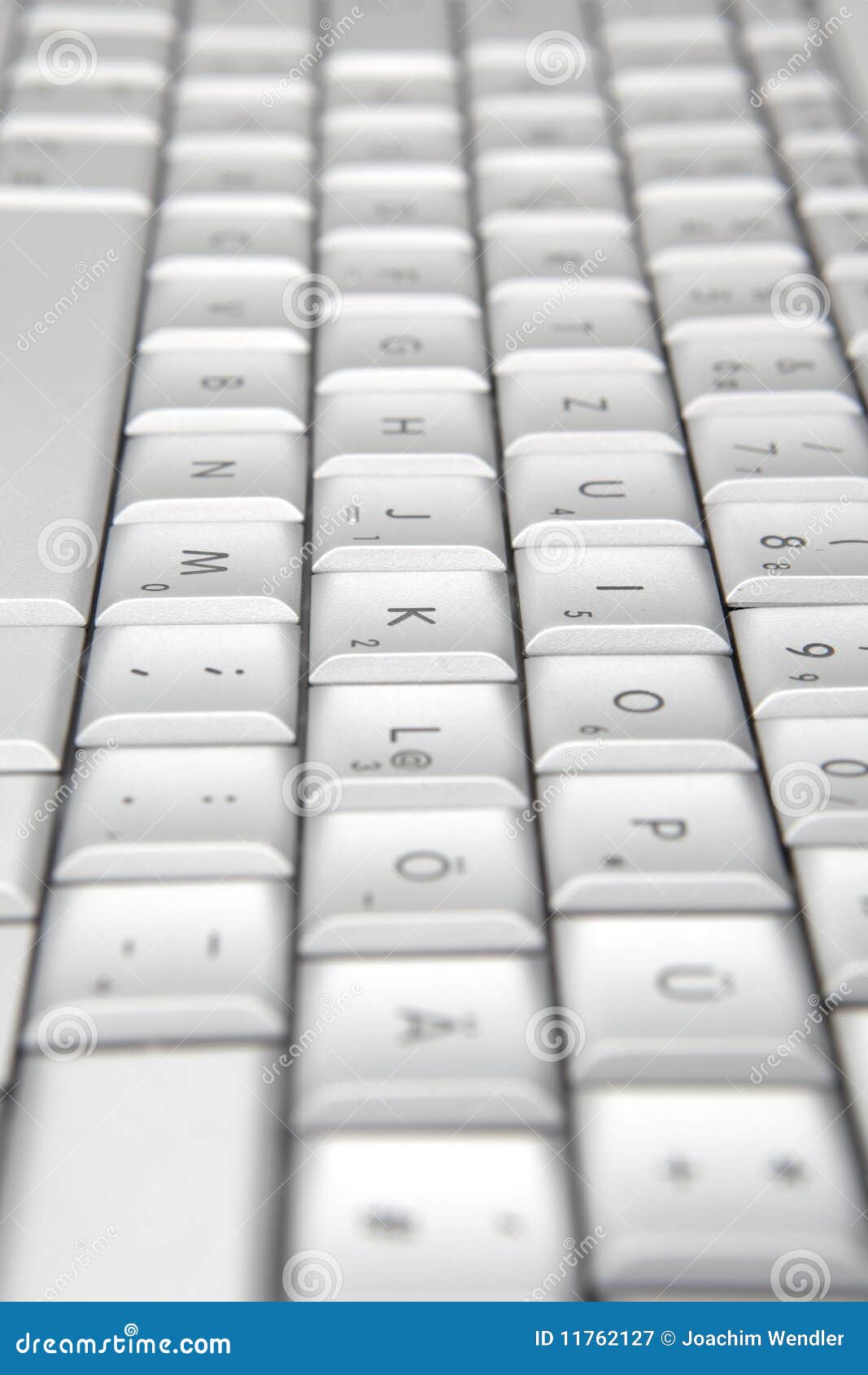 Modern Laptop Keyboard, Closeup Stock Image - Image of numbers, design ...