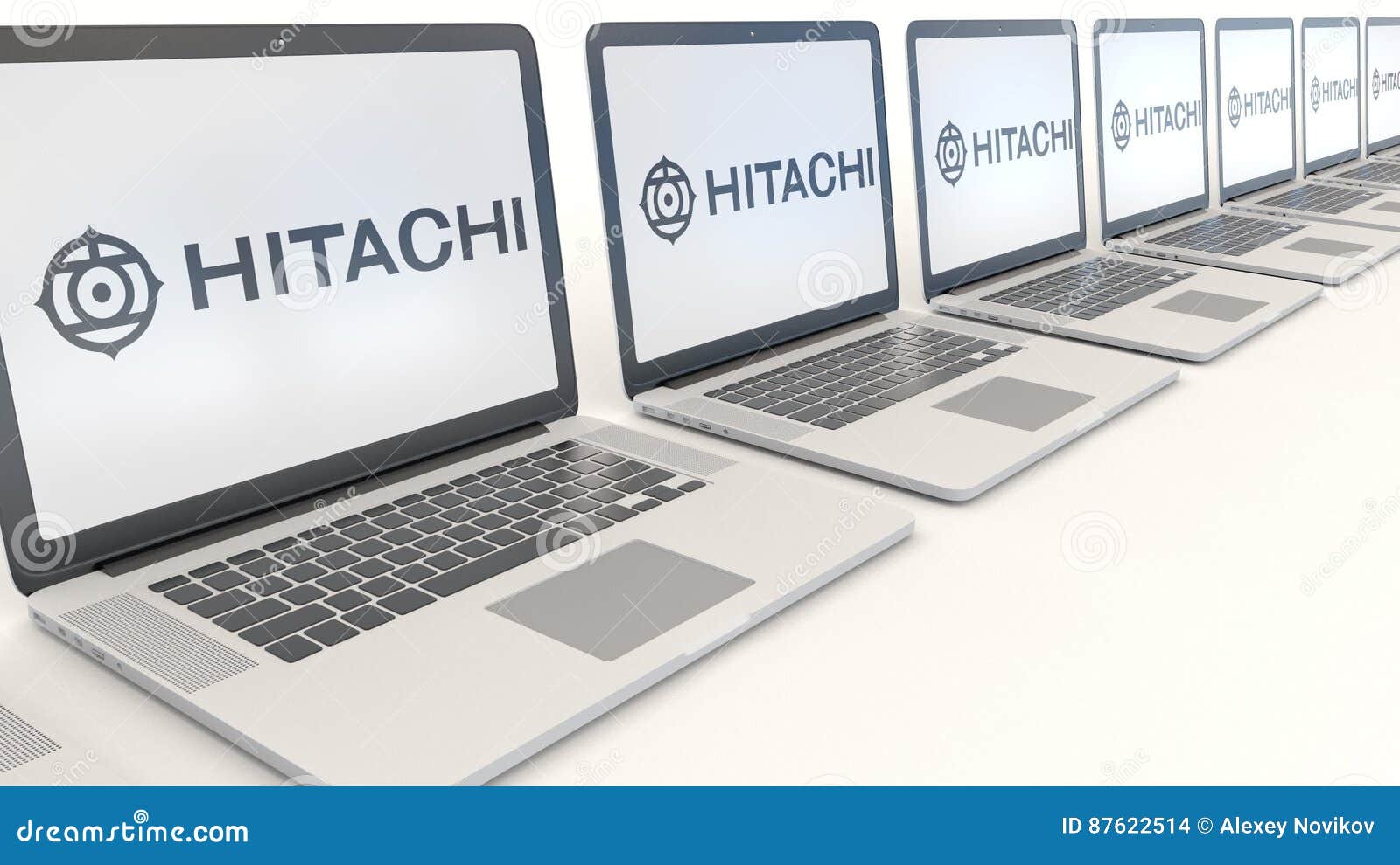 Hitachi Logo Cartoon Vector | CartoonDealer.com #129286923