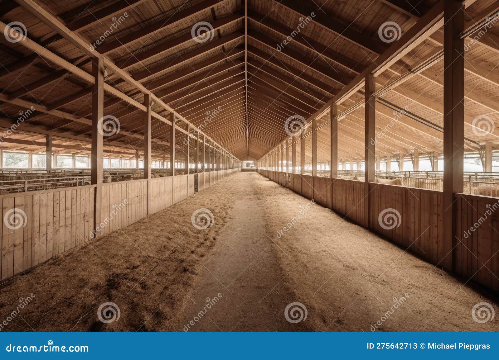 A Modern Large Barn for Pigs Created with Generative AI Technology ...