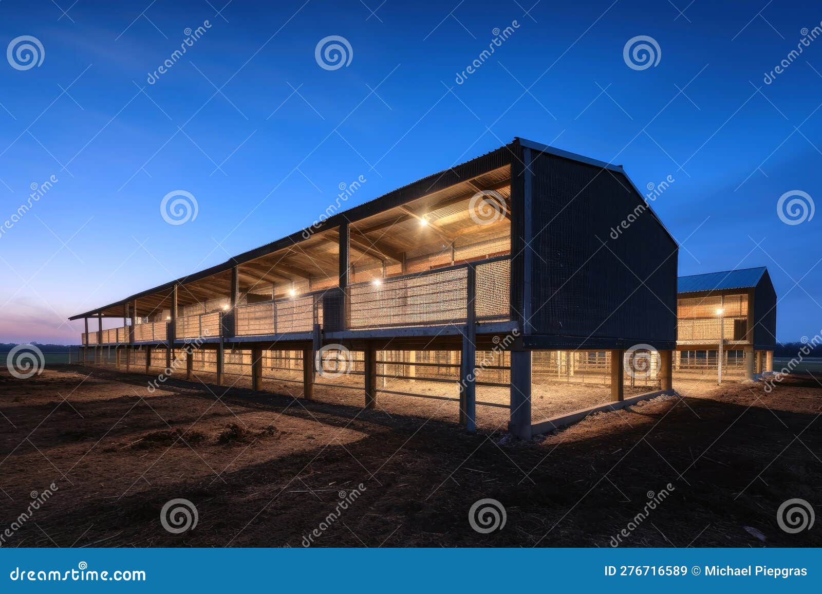 A Modern Large Barn for Pigs Created with Generative AI Technology ...