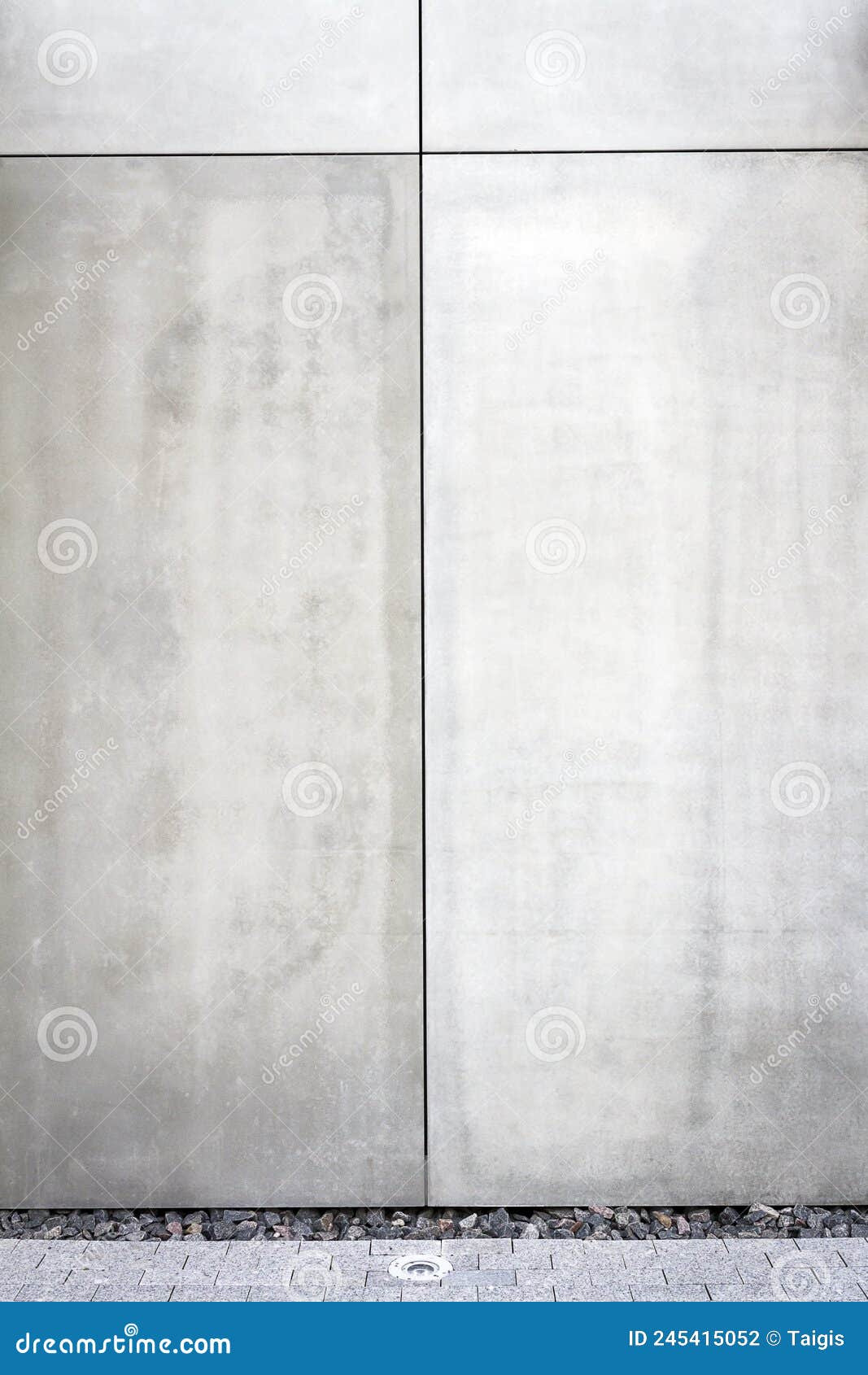 Modern concrete tile wall stock photo. Image of empty - 245415052