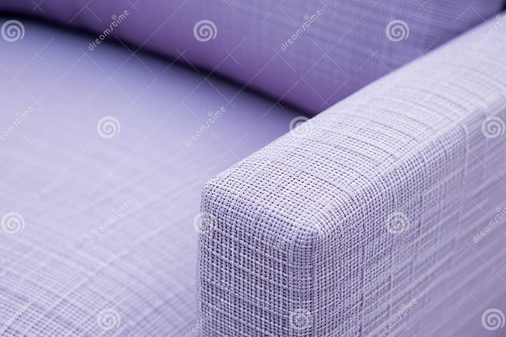 Modern Lavender Fabric Sofa Stock Illustration - Illustration of ...