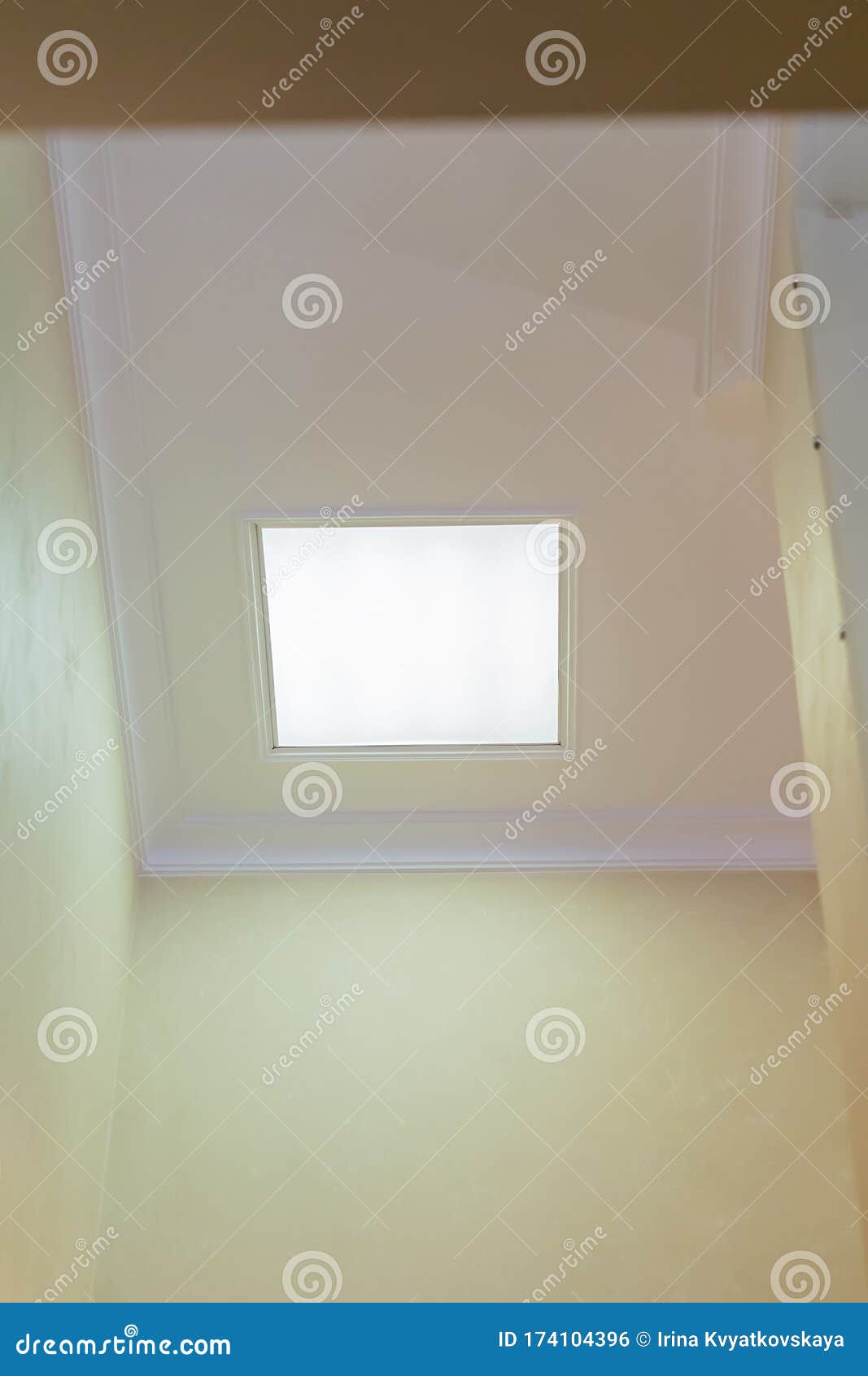 Modern Layered Ceiling With Embedded Lights Stock Image | CartoonDealer ...