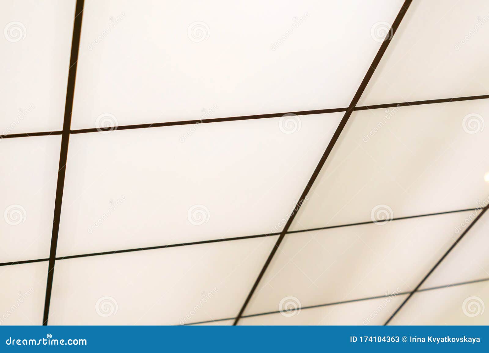 Modern Layered Ceiling With Embedded Lights Stock Image | CartoonDealer ...
