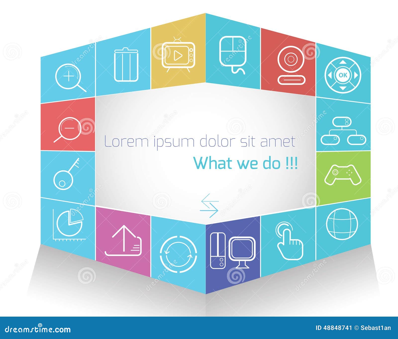 Modern Geo Layout: Geometric Natural Rounded Shapes, Tropical Leaves ...