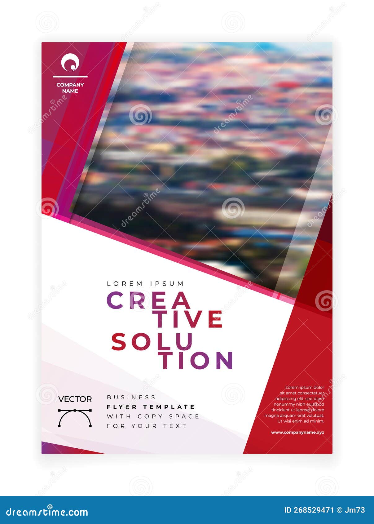 Modern Layout Template for Your Leaflet Etc Stock Vector - Illustration ...