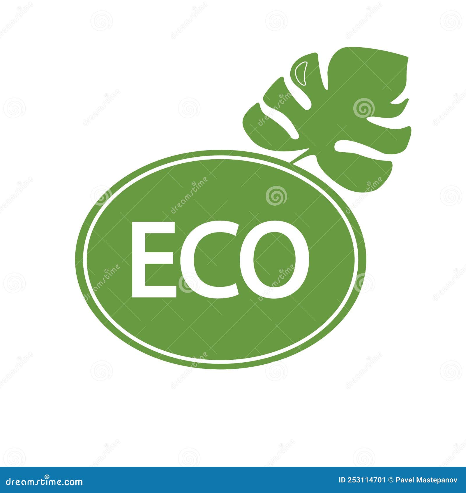 Modern Leaf Image in Minimalism. Vector Illustration in Line Art Style ...