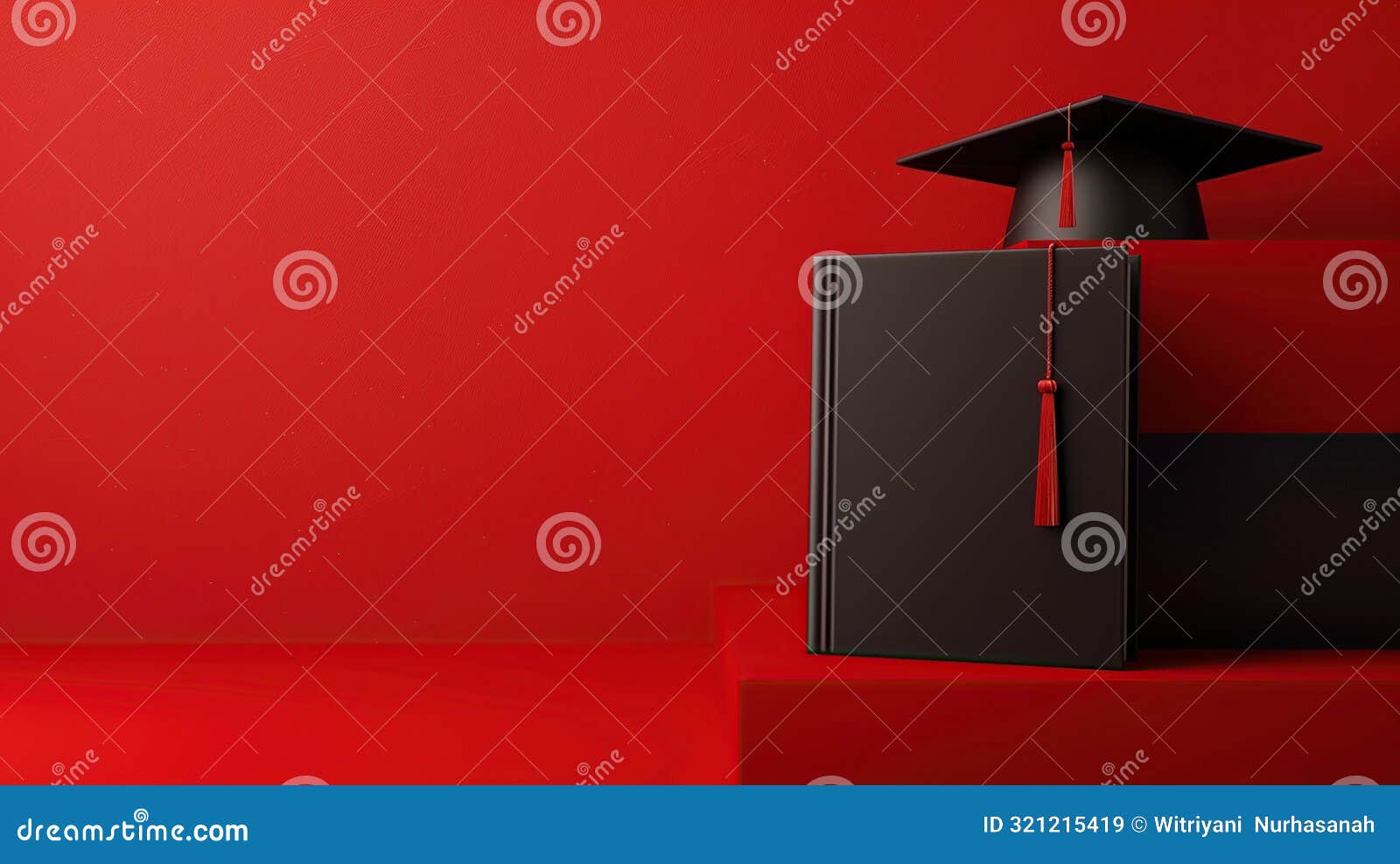 Modern Learning, Minimalist Book and Graduation Hat Design . Generative ...