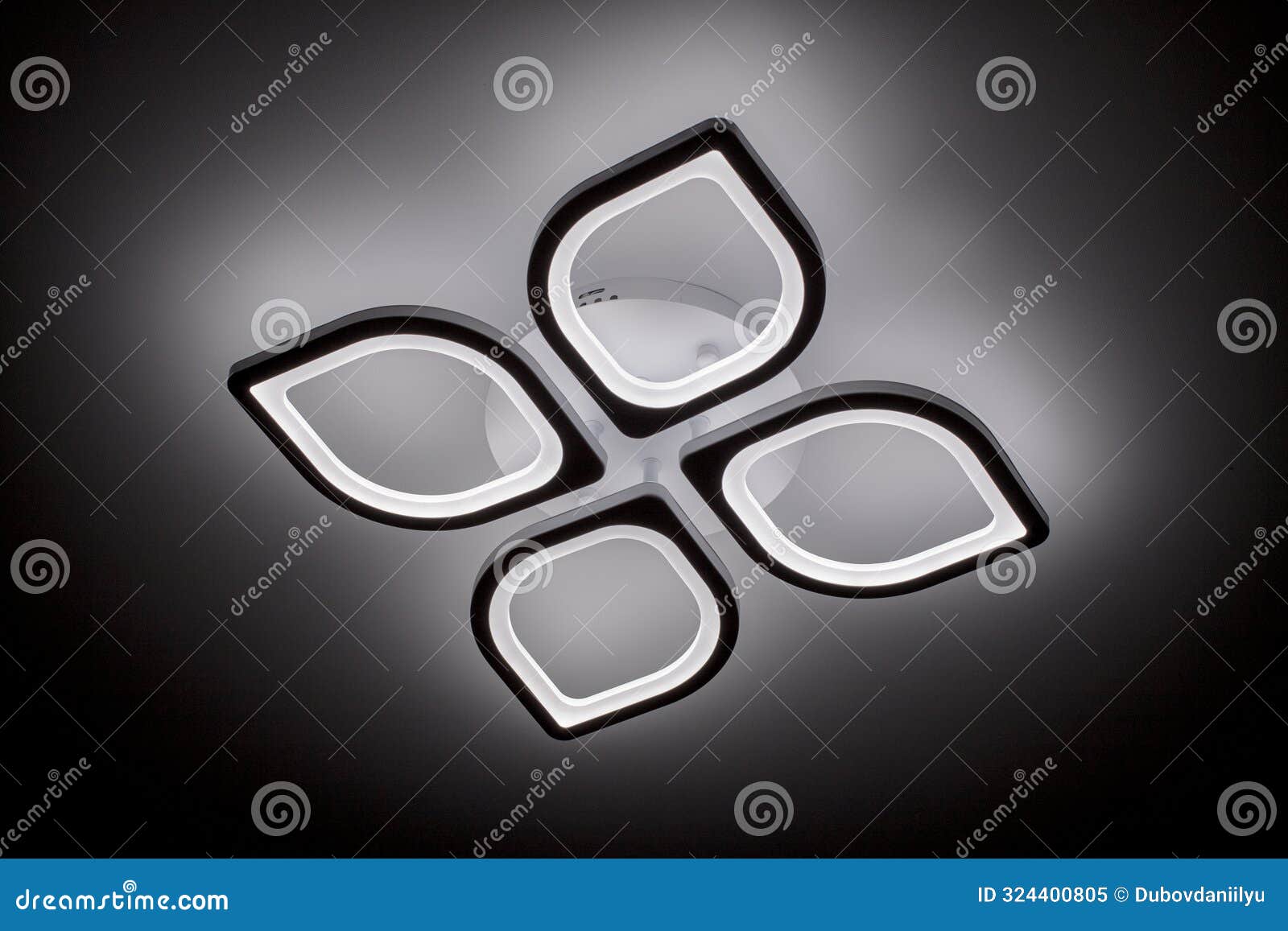 Modern LED Ceiling Light with Adjustable Color Temperature Light Source ...