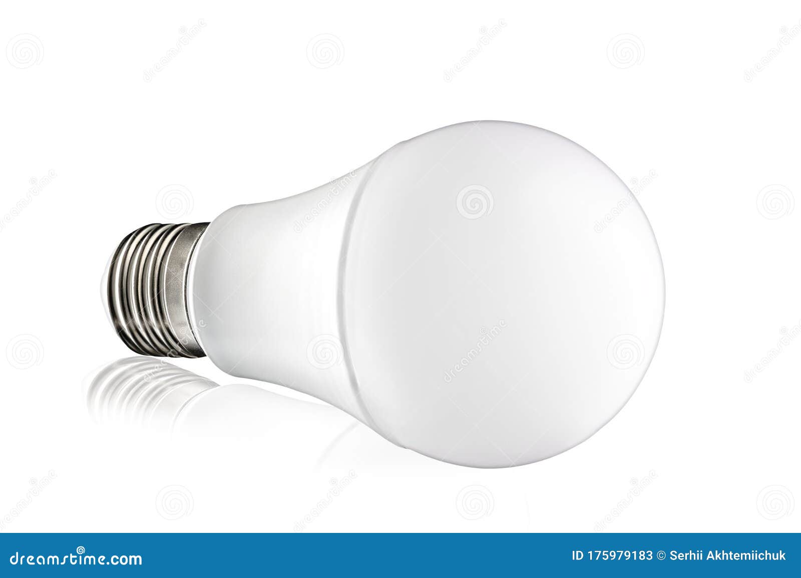 Modern Led Lamp Isolated on White Background Stock Image - Image of ...
