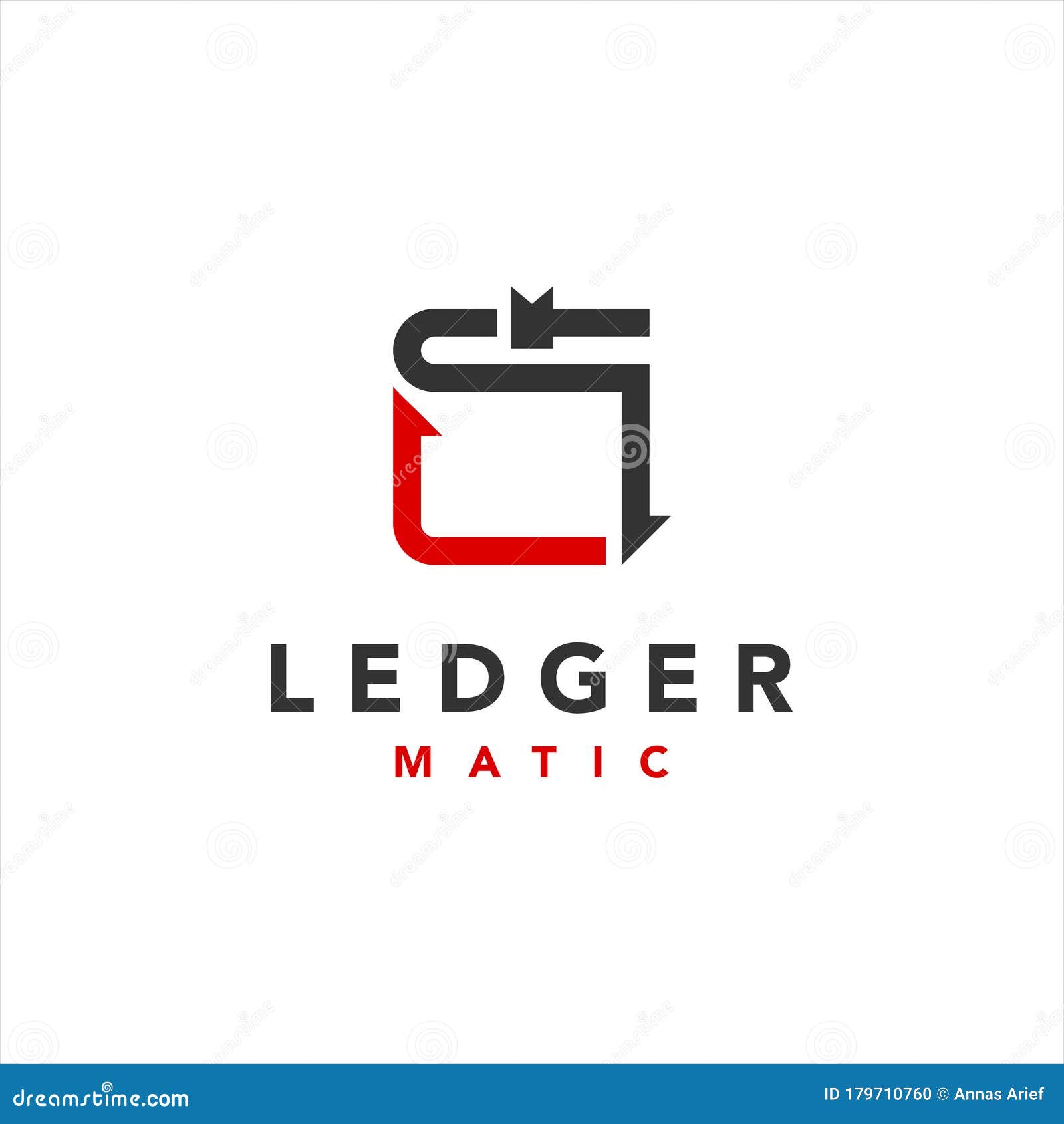 Modern Ledger Software Icon Vector Stock Vector - Illustration of ...