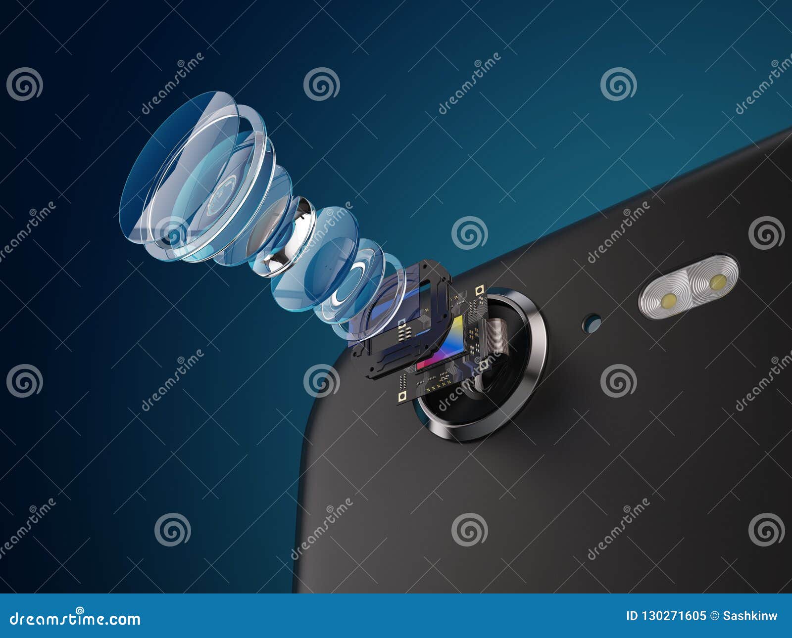 Modern Lens of Smartphone Camera Structure. New Features for a ...