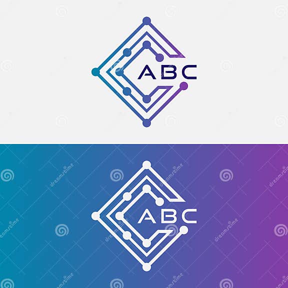 Modern Letter ABC Tech Logo Design Template, ABC Tech Logo, ABC ...