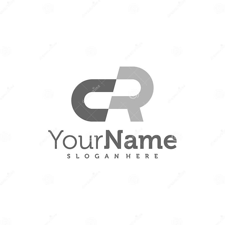 Modern Letter CR Logo Design Vector. Creative CR Logo Concepts Template ...