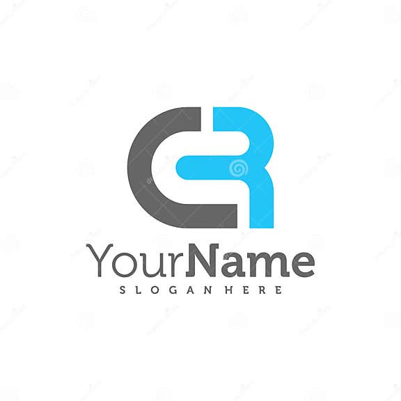 Modern Letter CR Logo Design Vector. Creative CR Logo Concepts Template ...