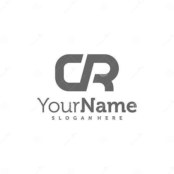 Modern Letter CR Logo Design Vector. Creative CR Logo Concepts Template ...