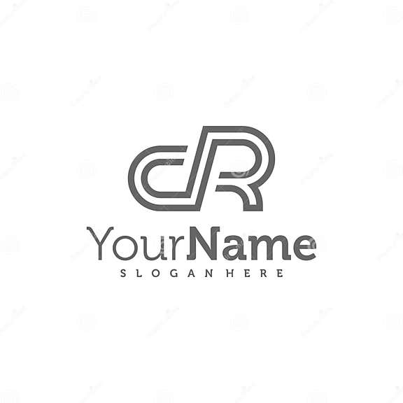 Modern Letter CR Logo Design Vector. Creative CR Logo Concepts Template ...