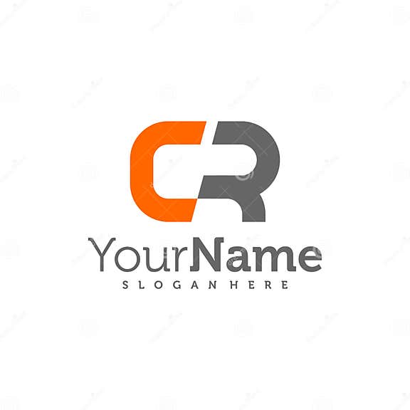 Modern Letter CR Logo Design Vector. Creative CR Logo Concepts Template ...