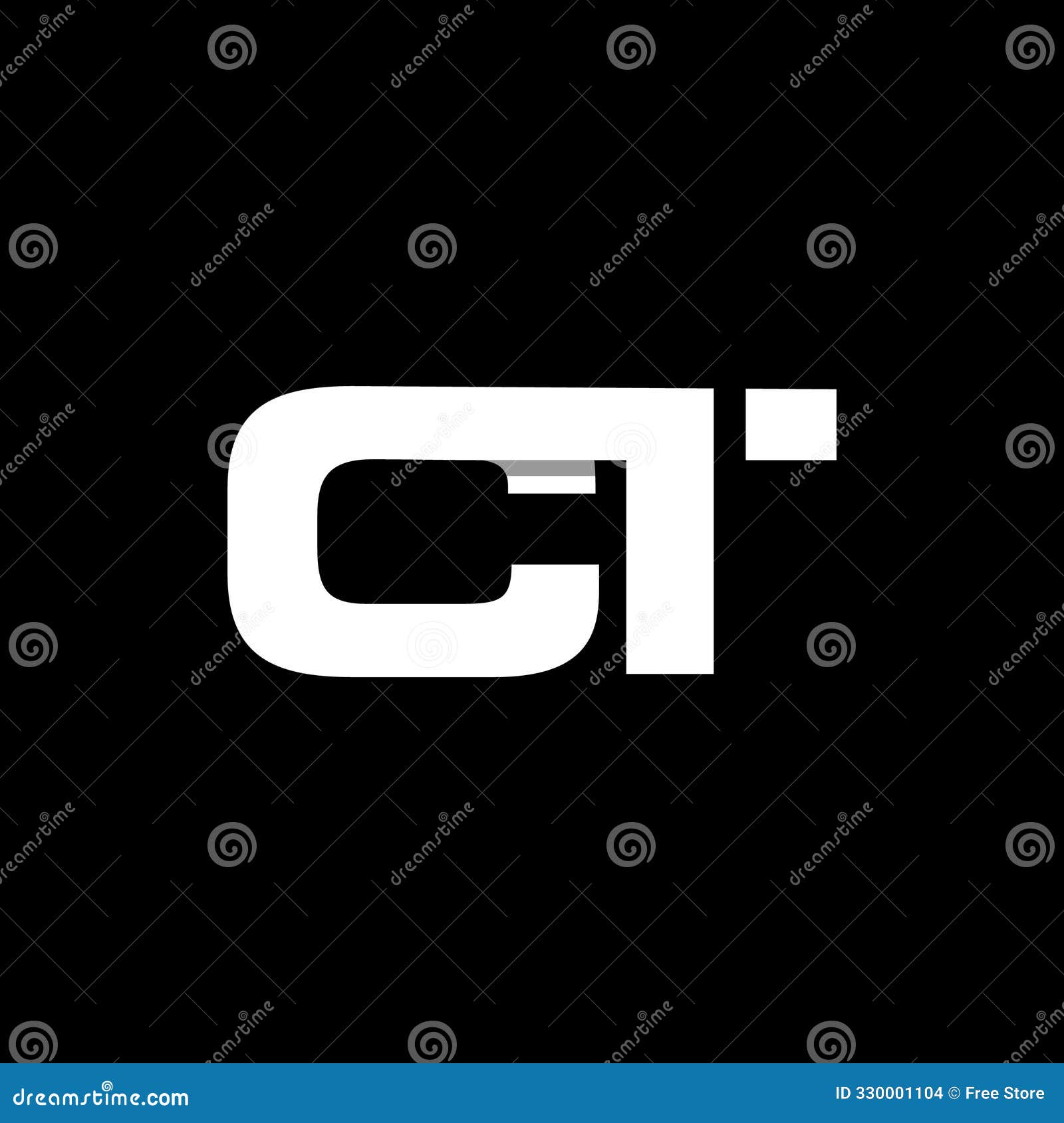 Modern Letter CT Simple Icon Business Creative Design Logo Stock ...