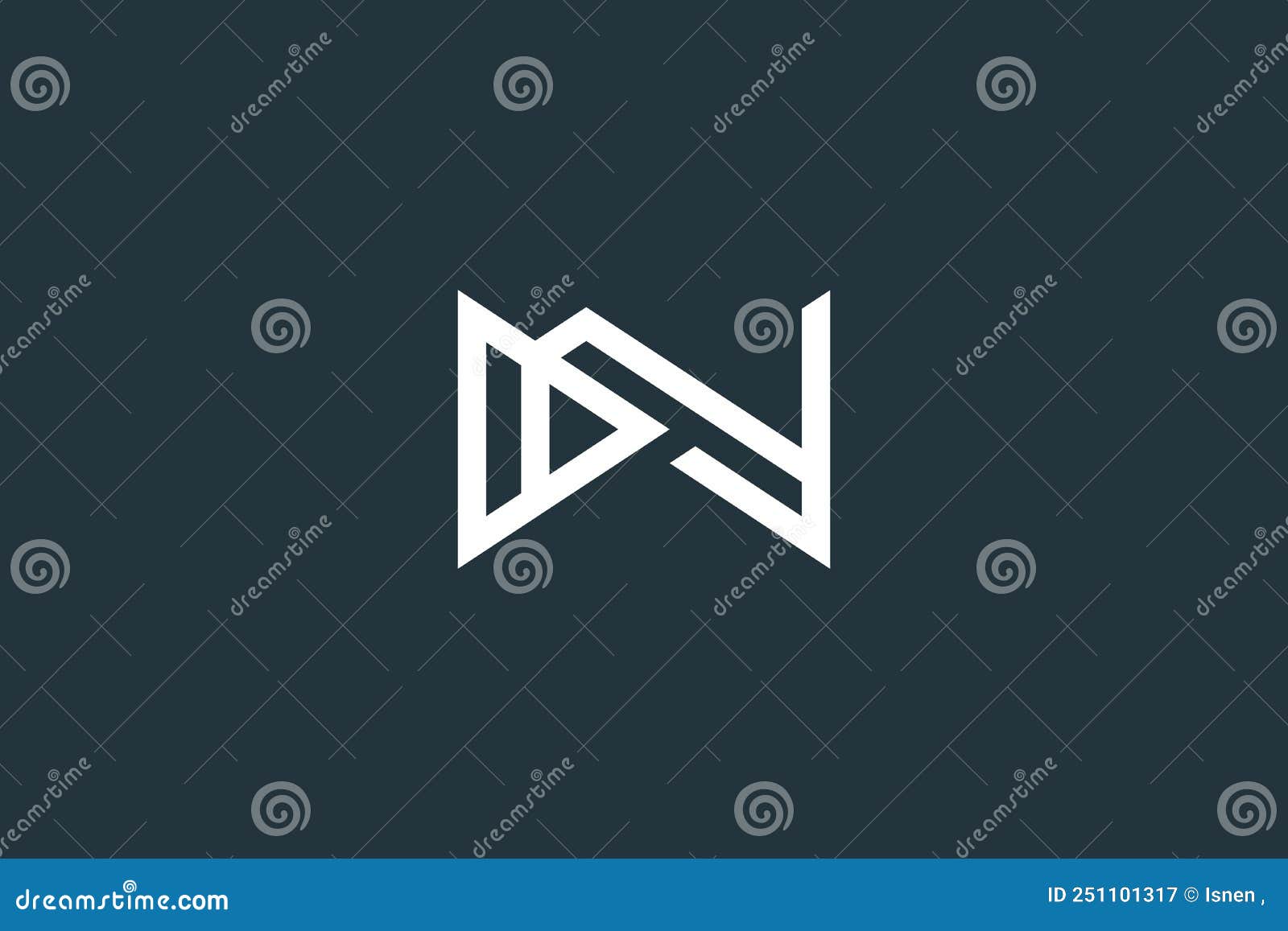Initial Letter DN Logo Design Vector Template Stock Vector ... Initial Letter DN Logo Design Vector Template Stock Vector ...