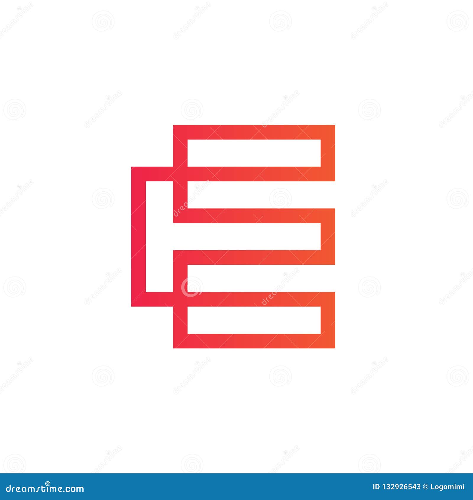 Modern Letter E Logo Design Stock Vector - Illustration of initial ...