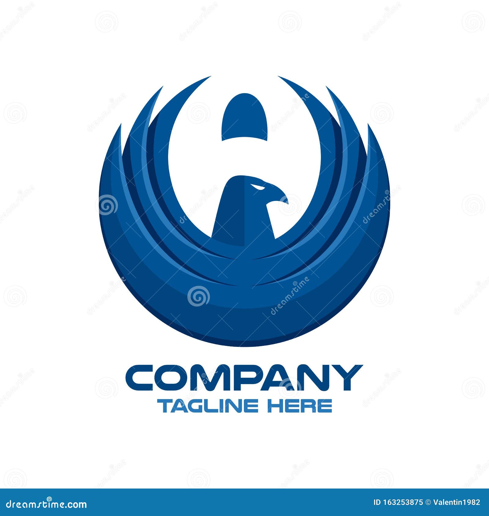 Modern Letter a and Eagle Logo. Vector Illustration Stock Vector - Illustration of large, wing ...