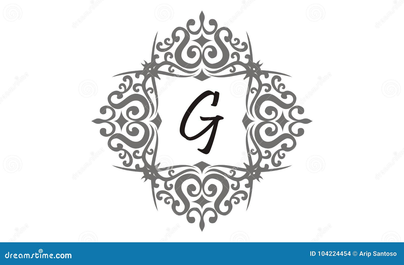 Modern Letter G stock vector. Illustration of classic - 104224454