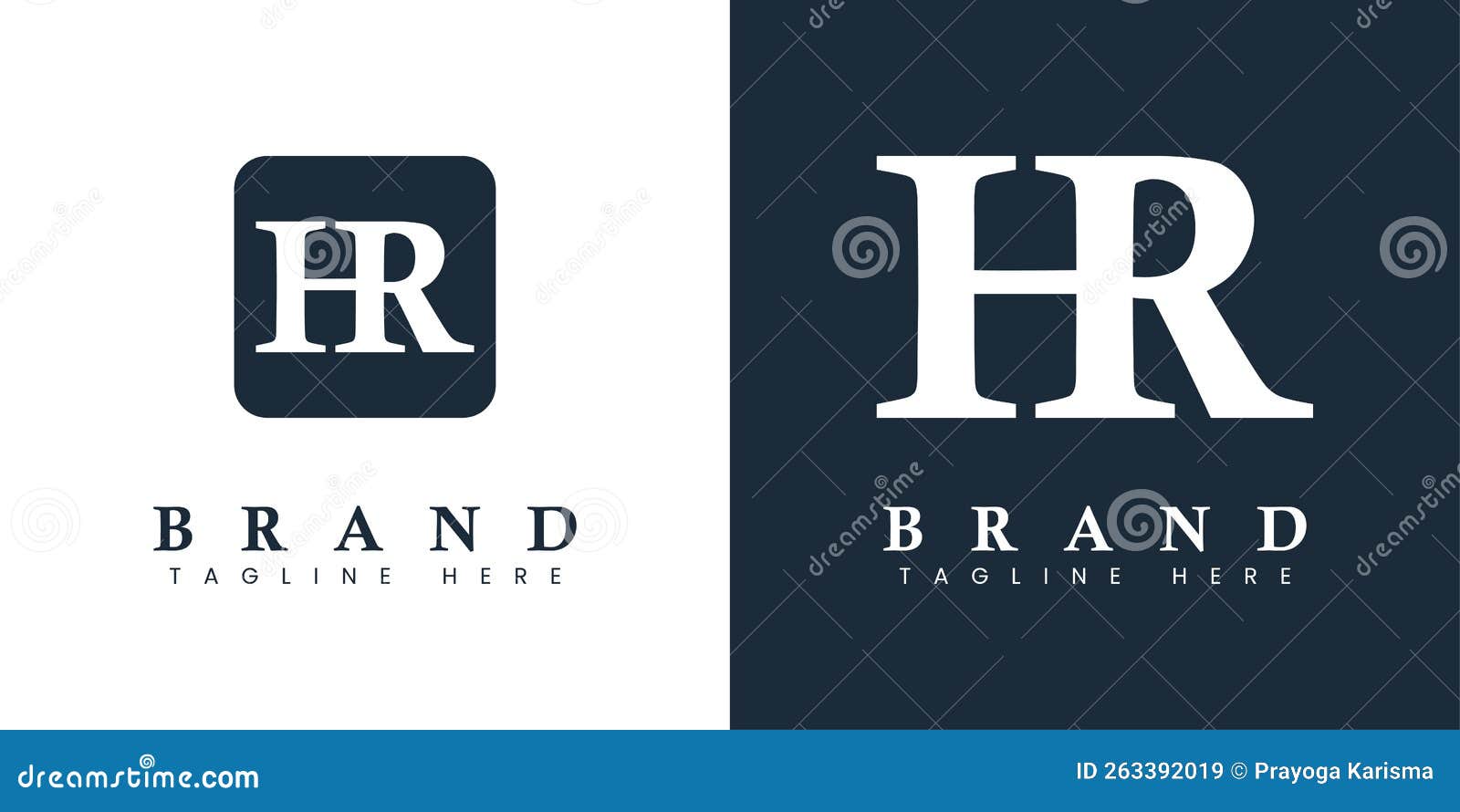 Modern Letter HR Logo, HR Or RH Initials Royalty-Free Stock Photography ...
