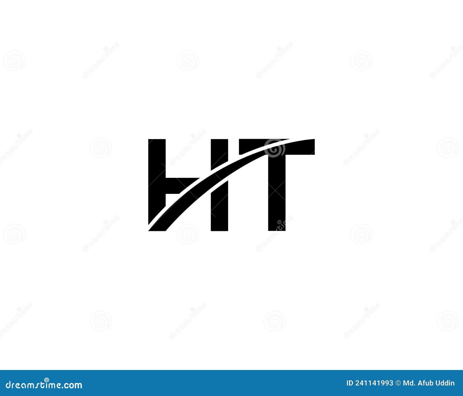 Modern Letter HT Logo Vector Icon Stock Vector - Illustration of ...