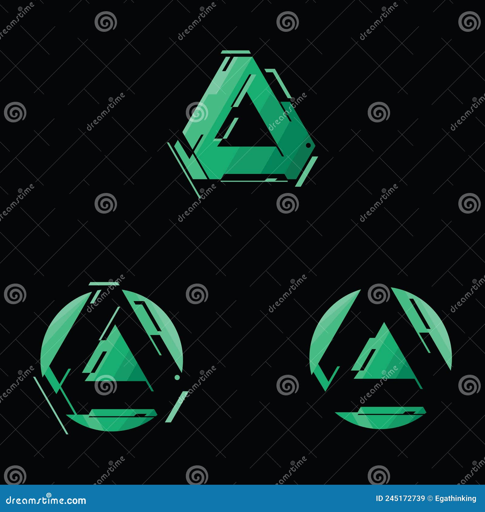 Modern Letter a Icon Illustration Vector Stock Vector - Illustration of ...