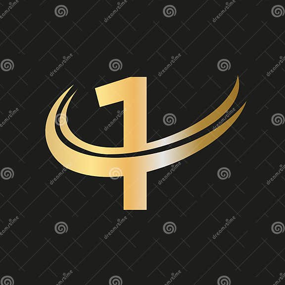 Modern Letter 1 Logo Design Vector. Initial Letter 1 Logo Design with ...