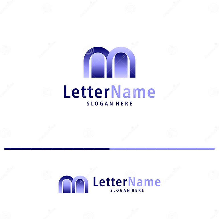 Modern Letter M Logo Design Vector. Creative M Logo Concepts Template ...