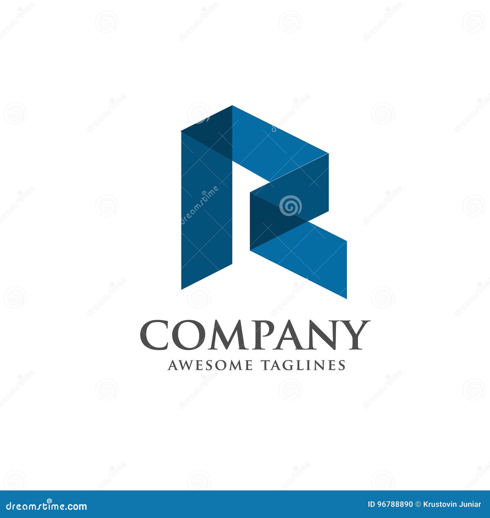 Modern Letter R Logo Concept Stock Vector - Illustration of business ...