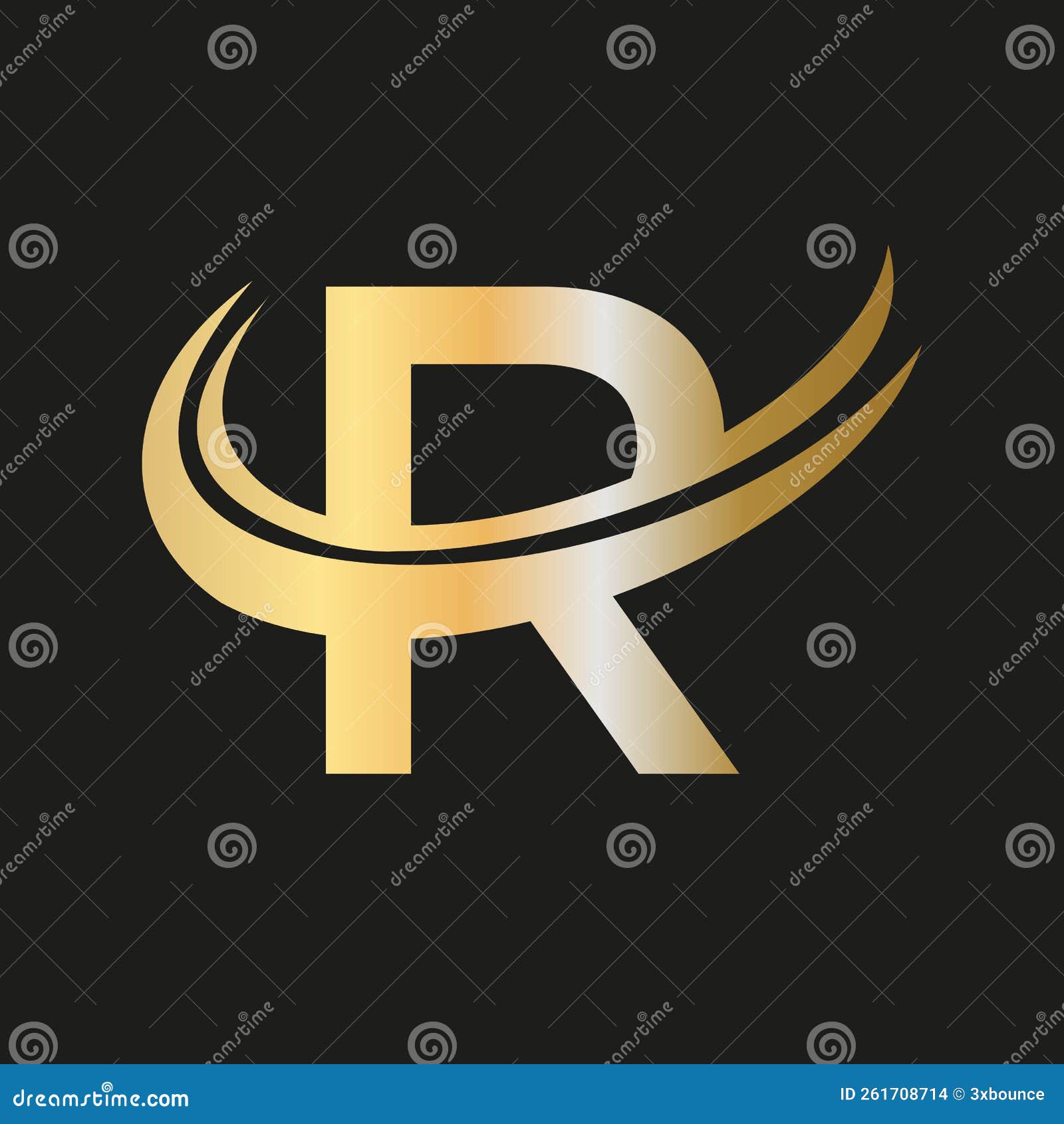 Modern Letter R Logo Design Vector. Initial Letter R Logo Design with ...