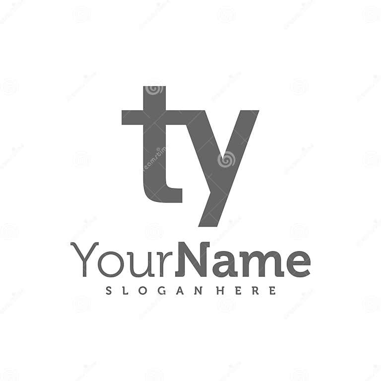 Modern Letter TY Logo Design Vector. Creative TY Logo Concepts Template ...