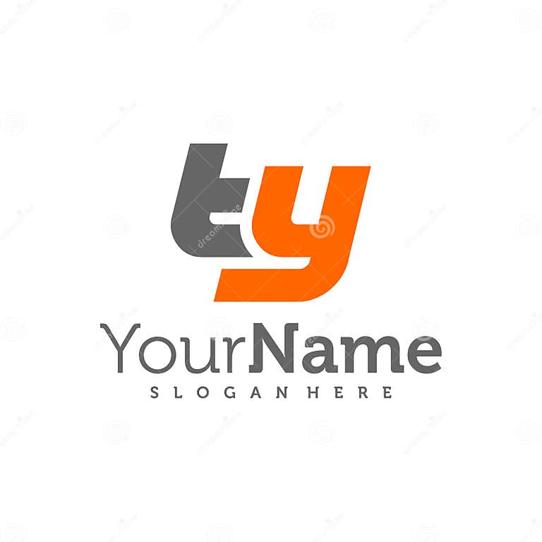 Modern Letter TY Logo Design Vector. Creative TY Logo Concepts Template ...